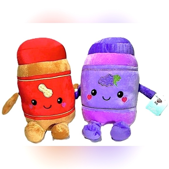 Squishmallows | Toys | Nwt New Adorable Peanut Butter Grape Jelly Plush ...
